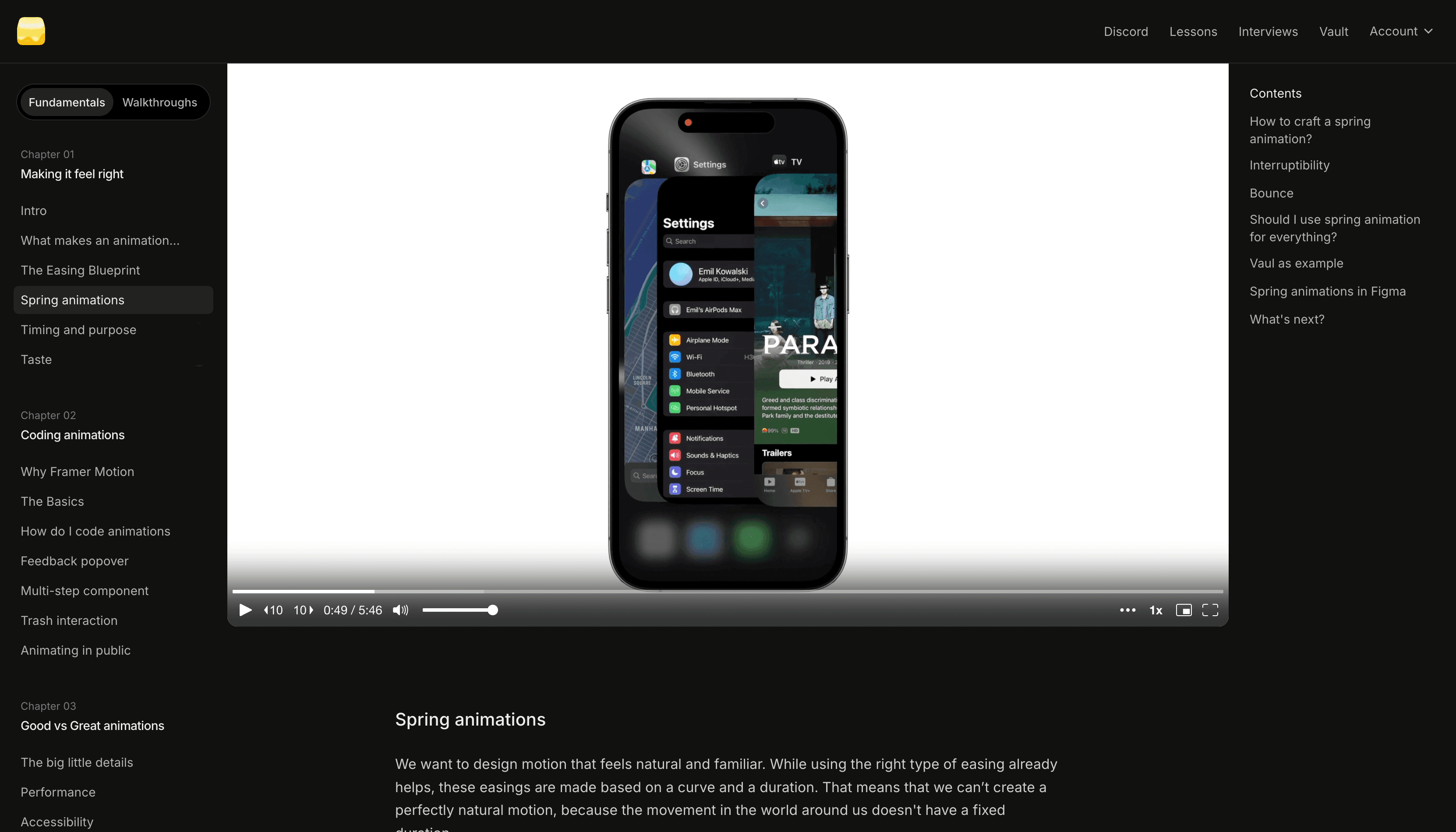 Animations on the Web