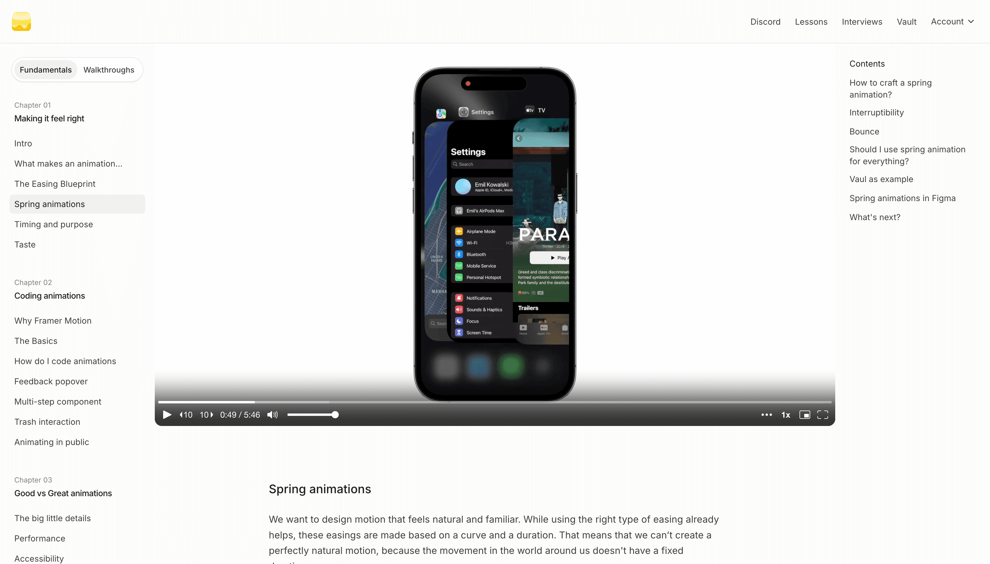 Animations on the Web